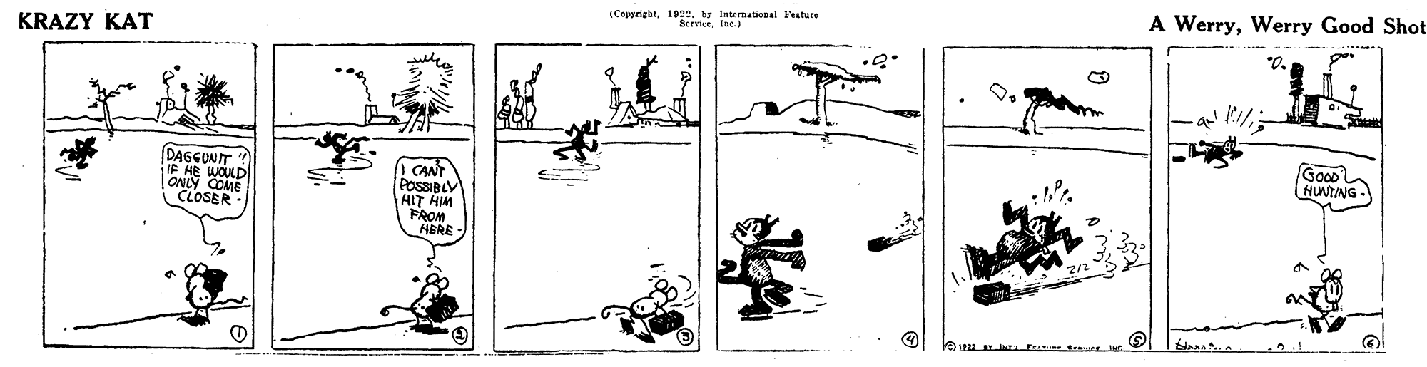 Krazy Kat Comic Strip 1922-02-14 | Comics Kingdom
