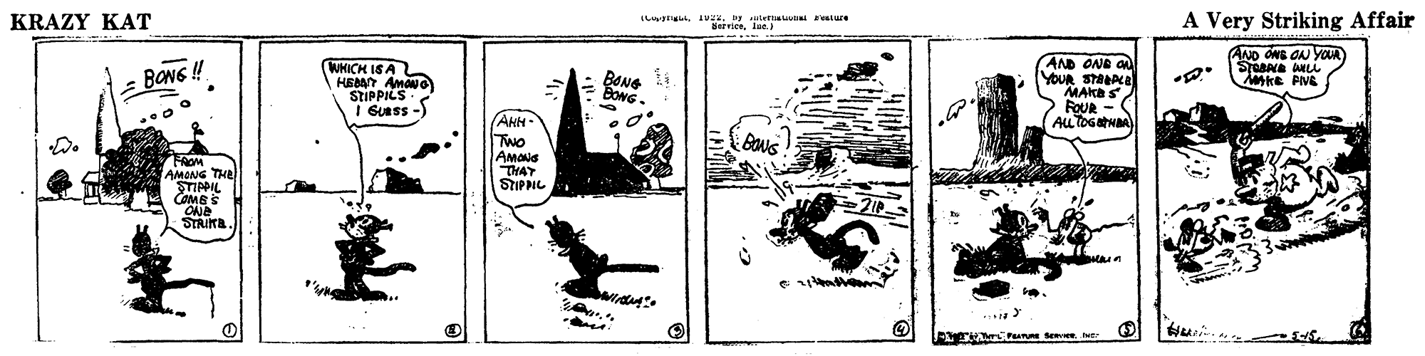 Krazy Kat Comic Strip 1922-05-15 | Comics Kingdom