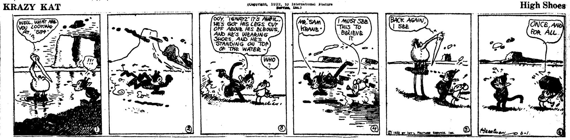 Krazy Kat Comic Strip 1922-06-01 | Comics Kingdom