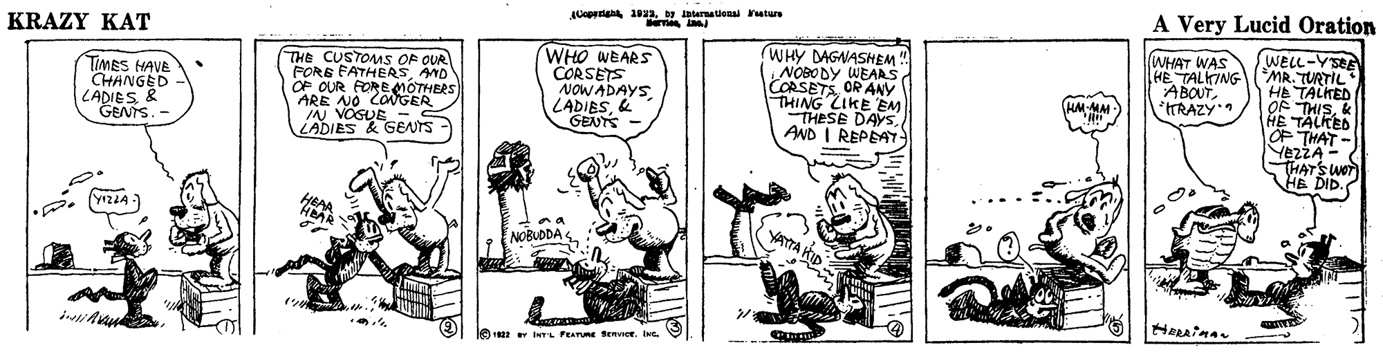 Krazy Kat Comic Strip 1922-09-16 | Comics Kingdom