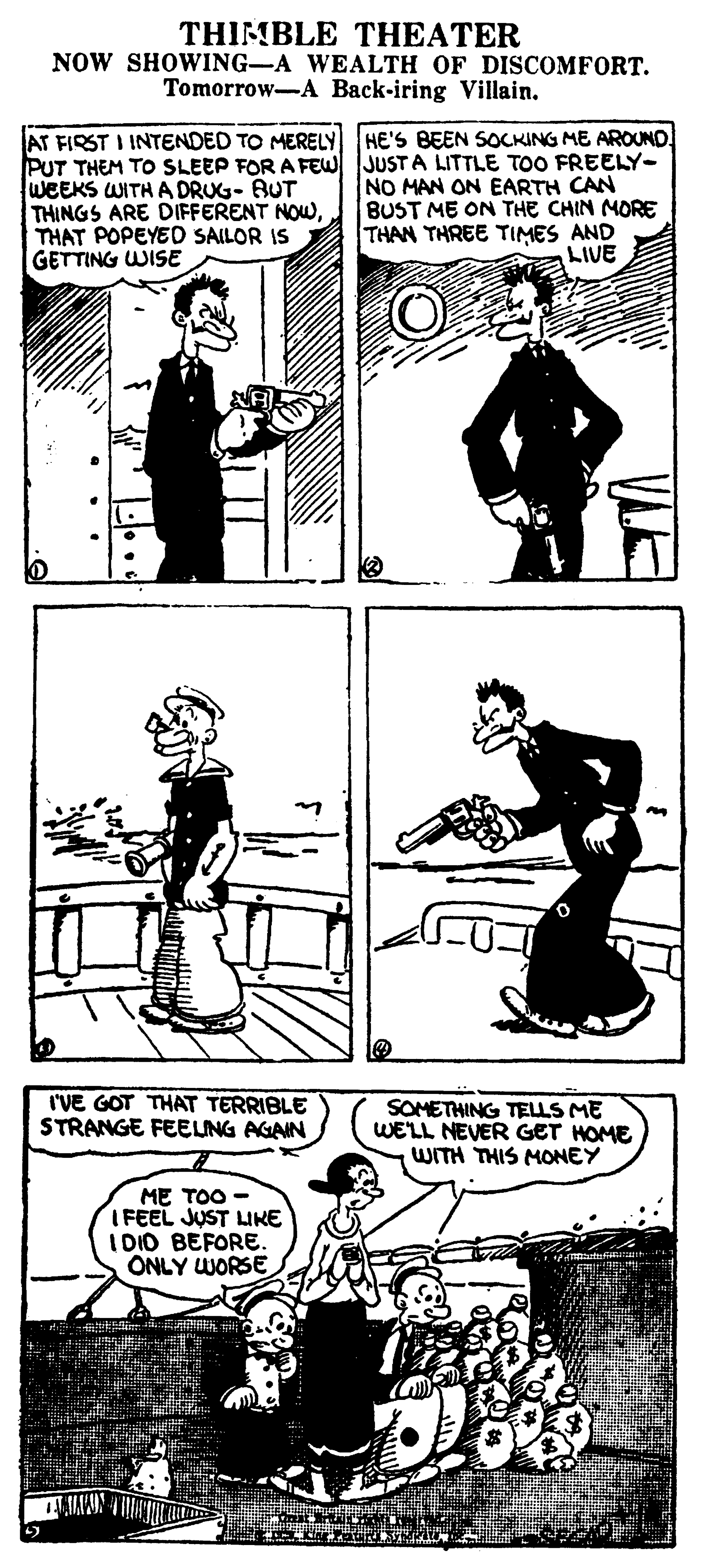 Thimble Theater Comic Strip 1929-04-16 | Comics Kingdom