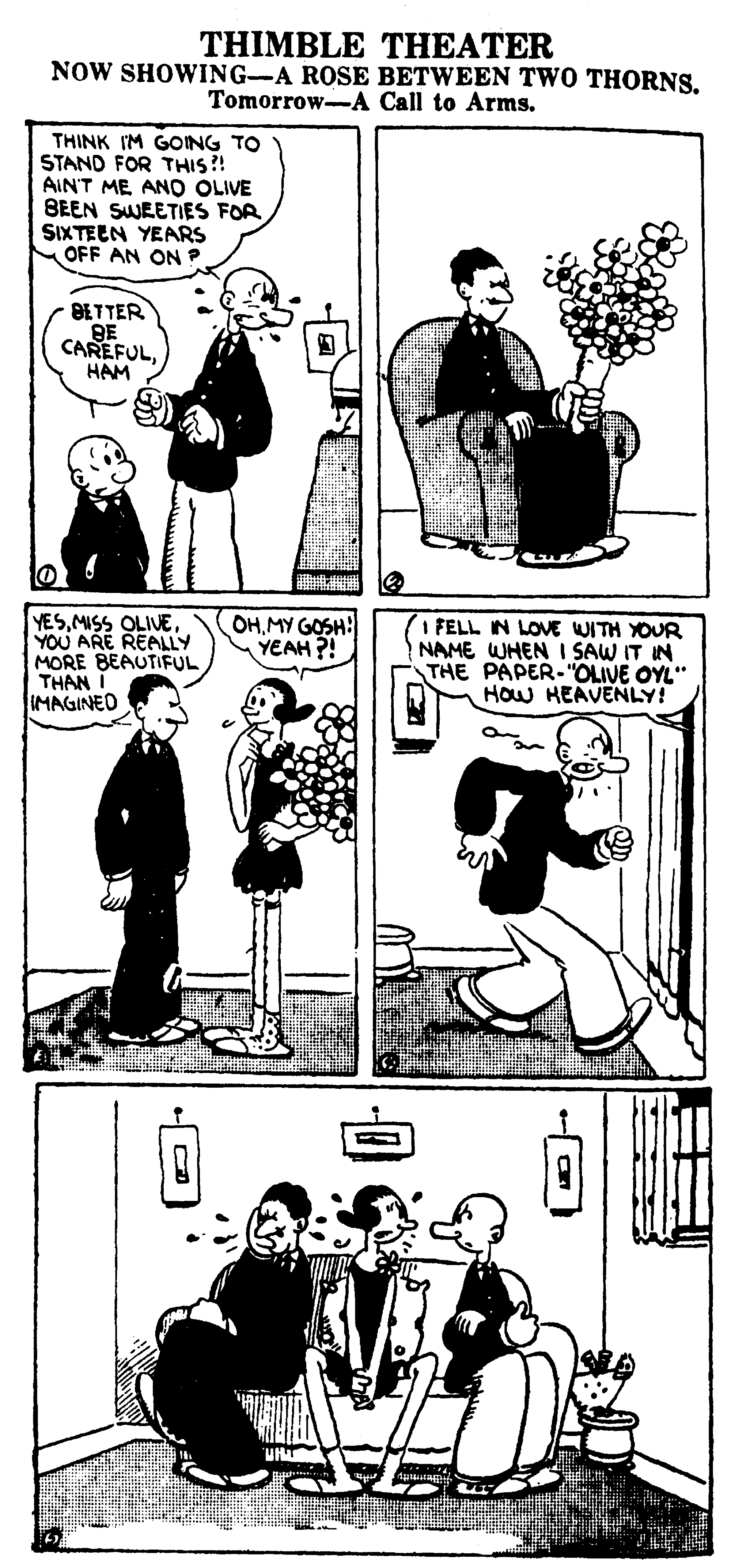 Thimble Theater Comic Strip 1929-07-15 | Comics Kingdom
