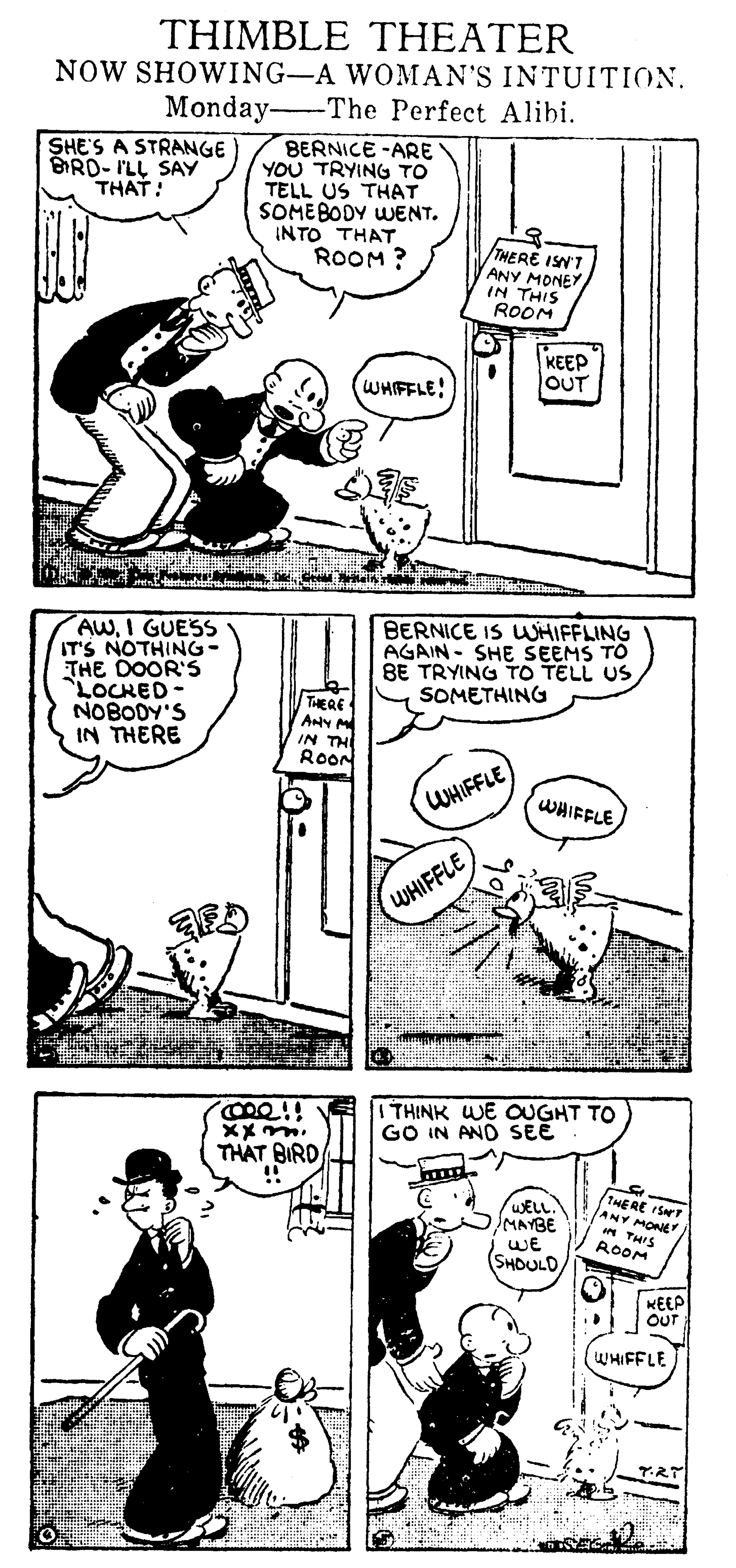 Thimble Theater Comic Strip 1929-07-27 | Comics Kingdom