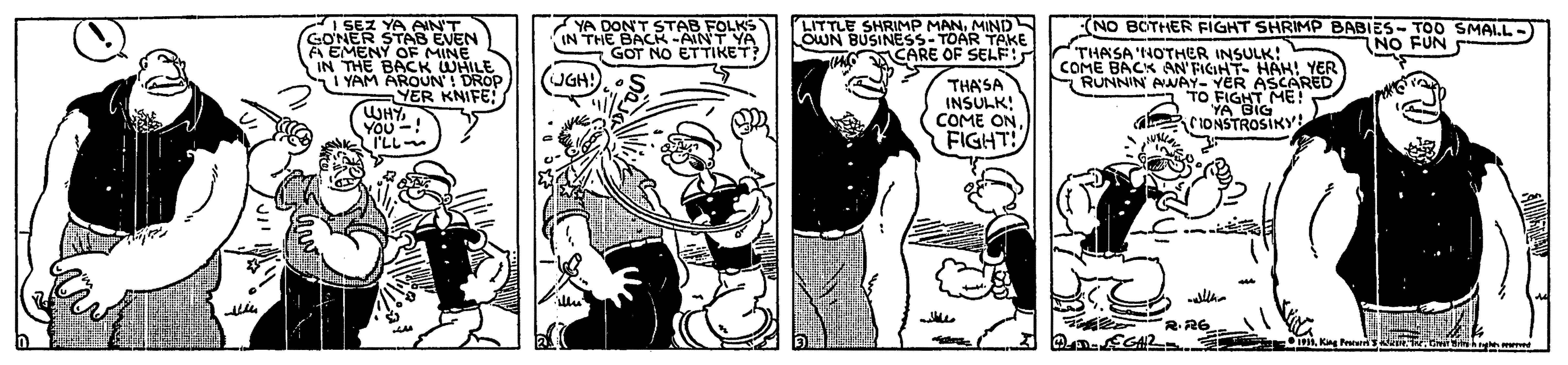 Popeye Comic Strip 1935-02-26 | Comics Kingdom