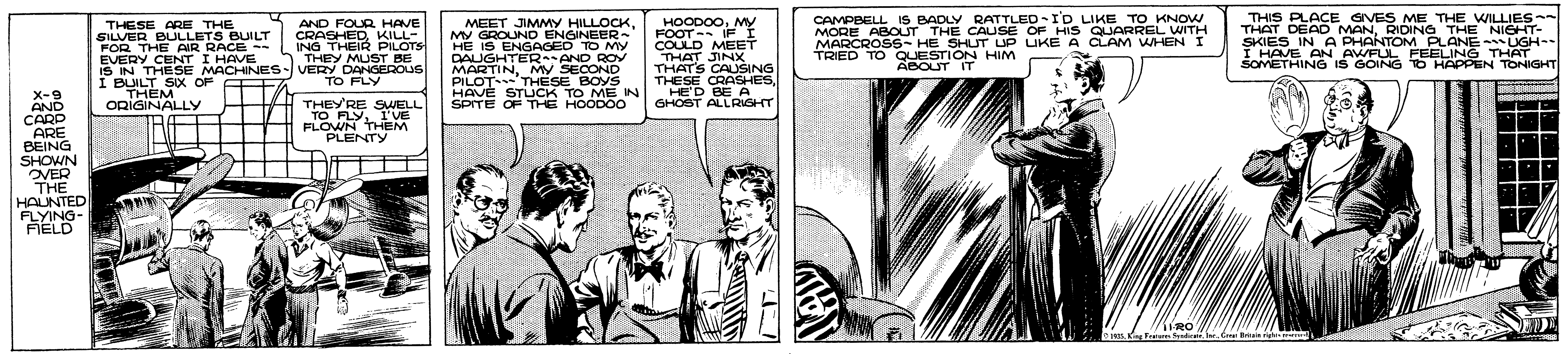 Secret Agent X-9 Comic Strip 1935-11-20 | Comics Kingdom