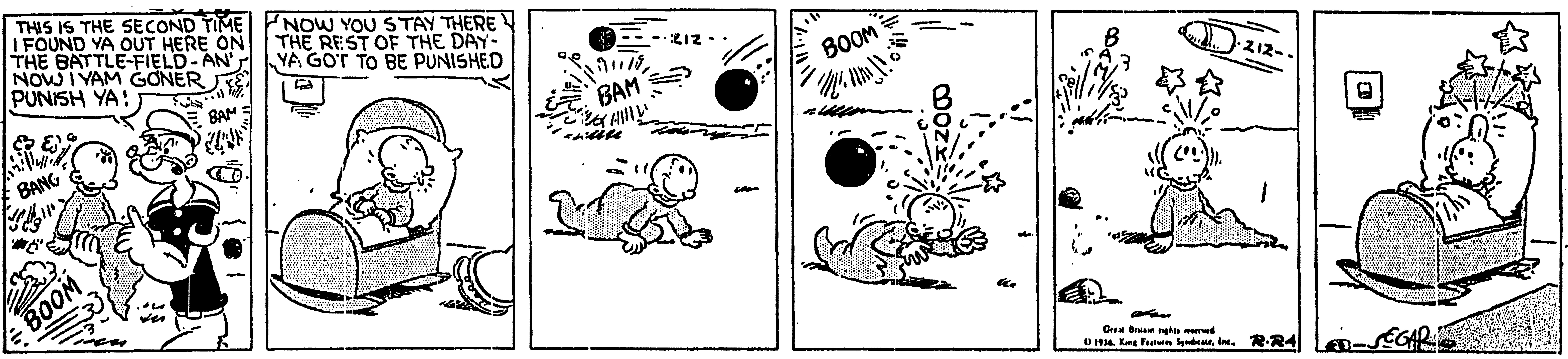 Popeye Comic Strip 1936-02-24 | Comics Kingdom