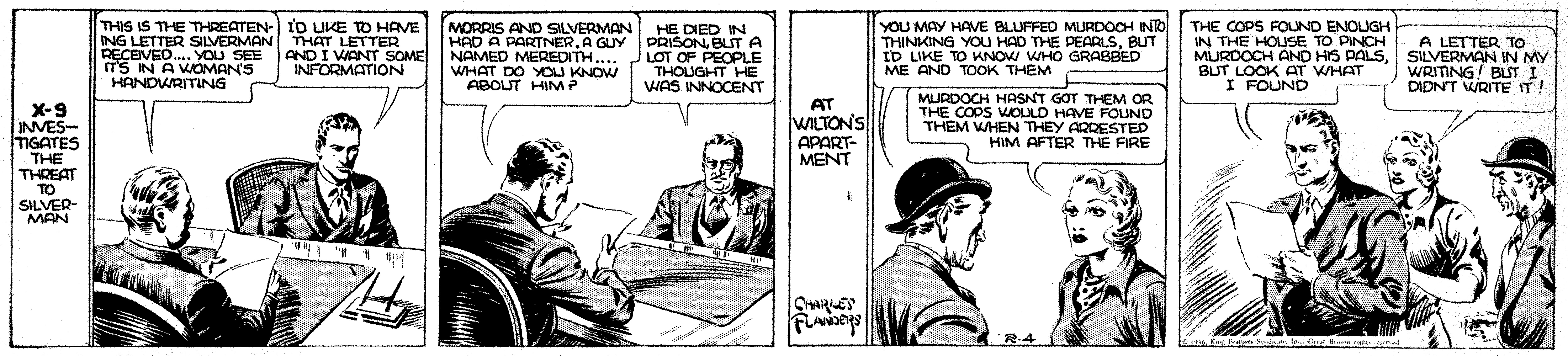 Secret Agent X-9 Comic Strip 1936-02-04 | Comics Kingdom