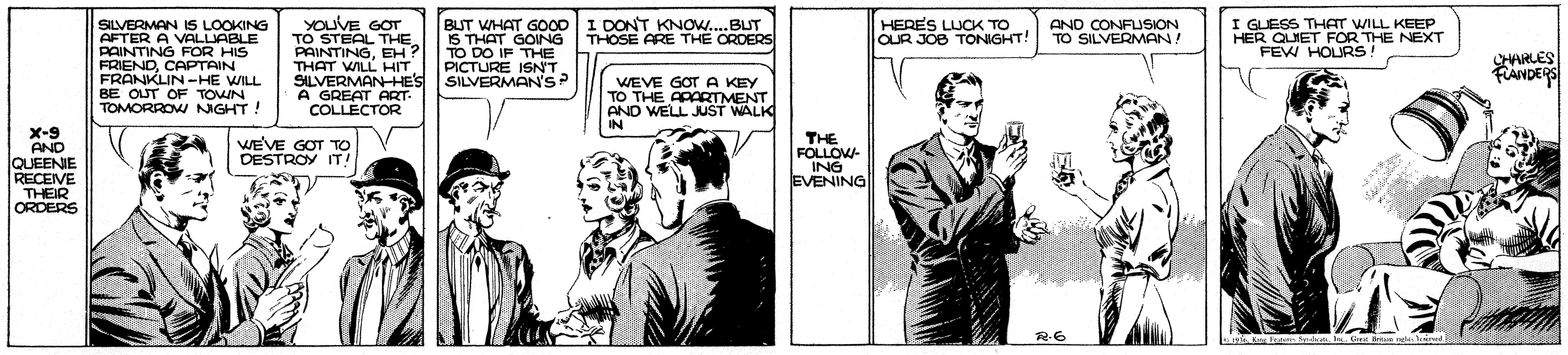 Secret Agent X-9 Comic Strip 1936-02-06 | Comics Kingdom