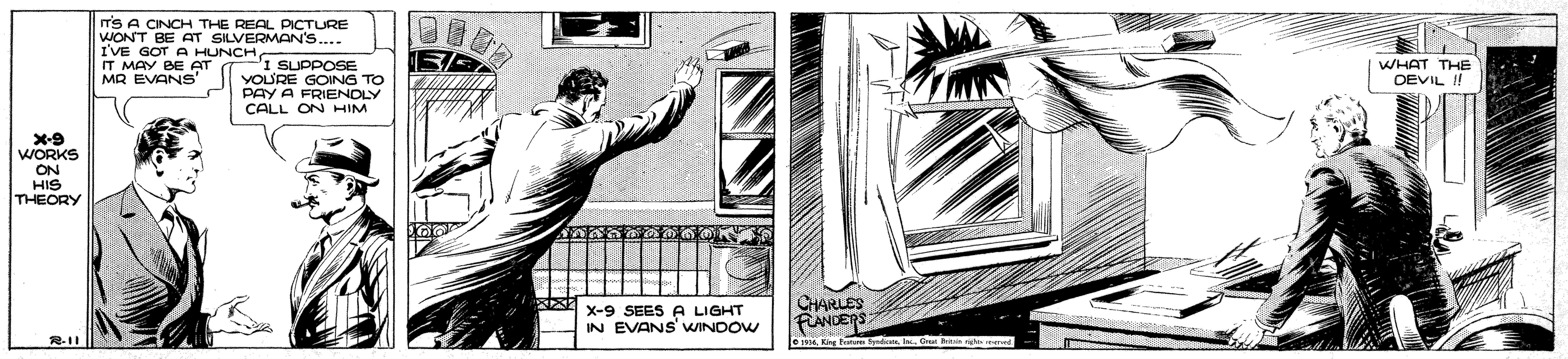Secret Agent X-9 Comic Strip 1936-02-11 | Comics Kingdom