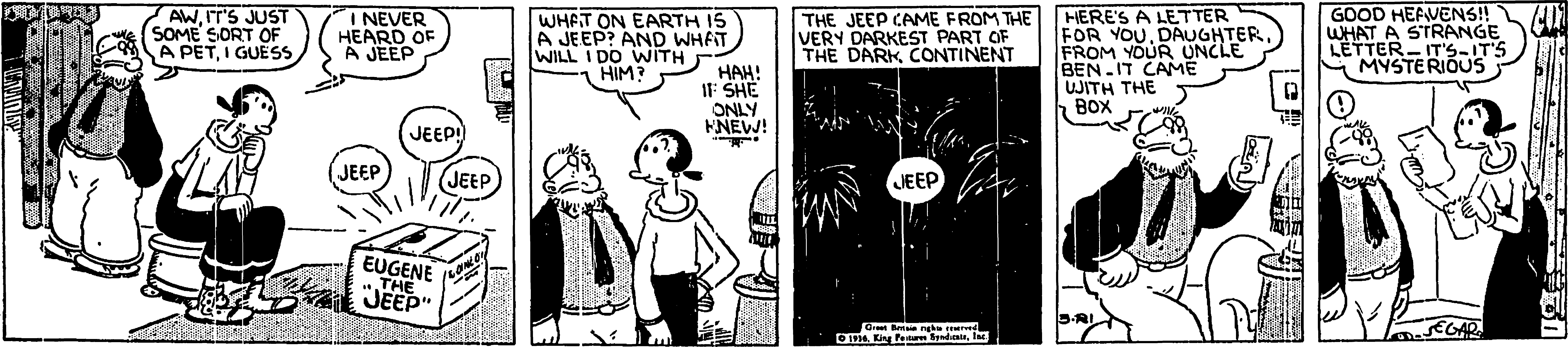Popeye Comic Strip 1936-03-21 | Comics Kingdom