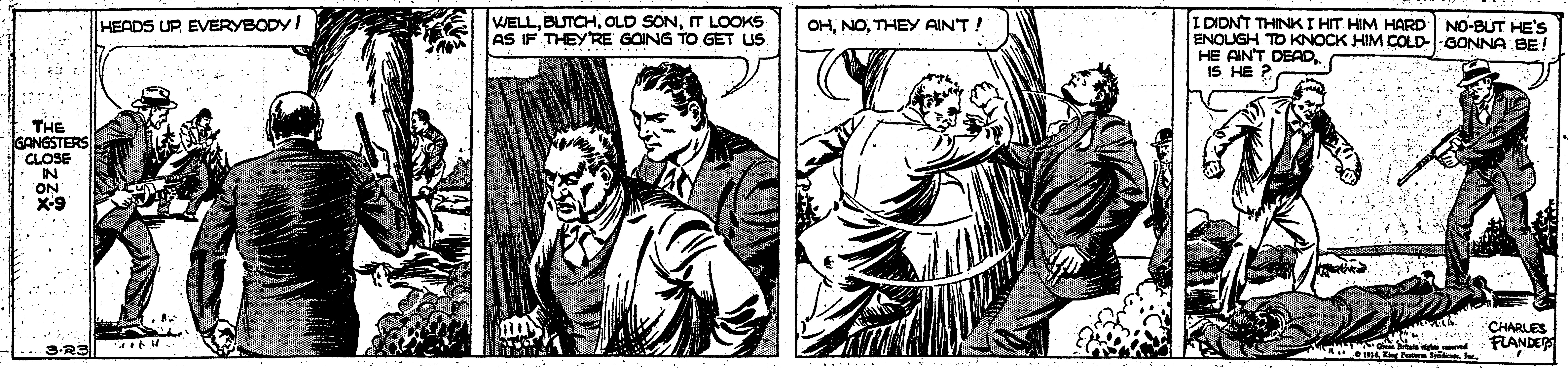 Secret Agent X-9 Comic Strip 1936-03-23 | Comics Kingdom