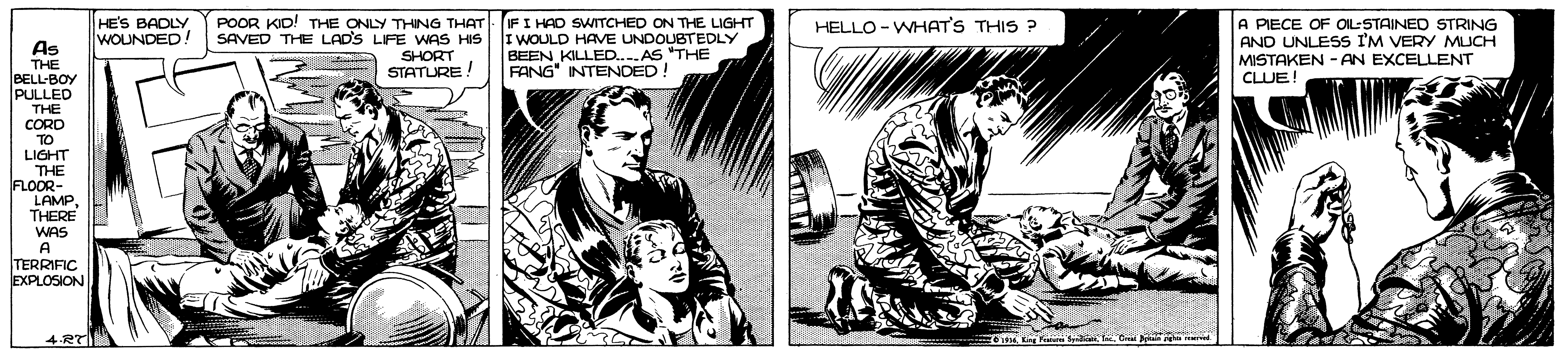 Secret Agent X-9 Comic Strip 1936-04-27 | Comics Kingdom
