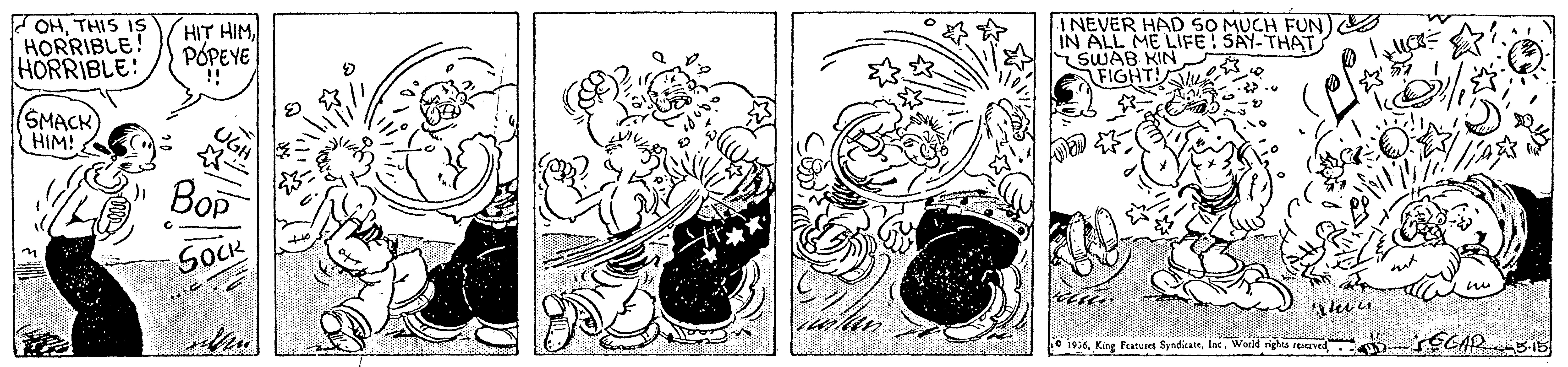 Popeye Comic Strip 1936-05-15 | Comics Kingdom
