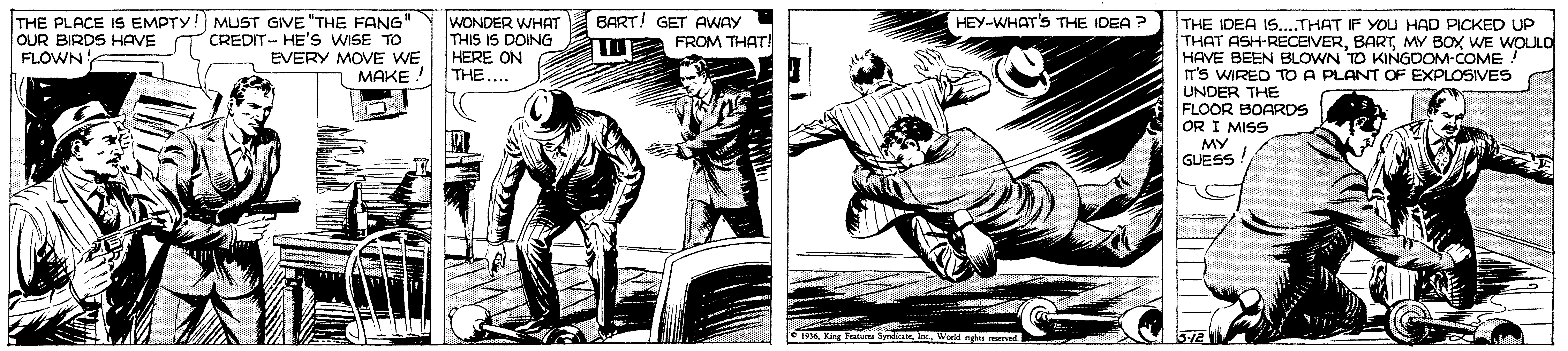 Secret Agent X-9 Comic Strip 1936-05-12 | Comics Kingdom