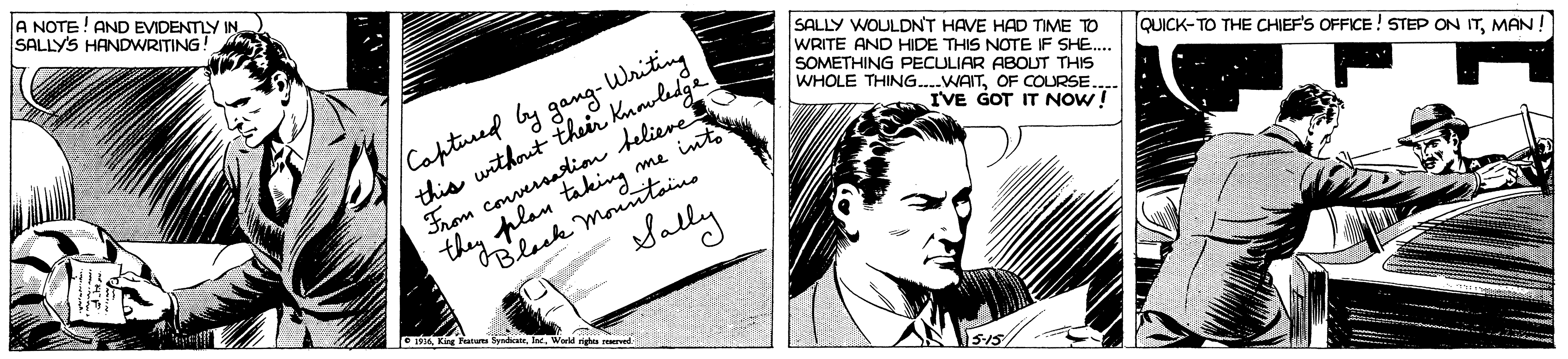 Secret Agent X-9 Comic Strip 1936-05-15 | Comics Kingdom