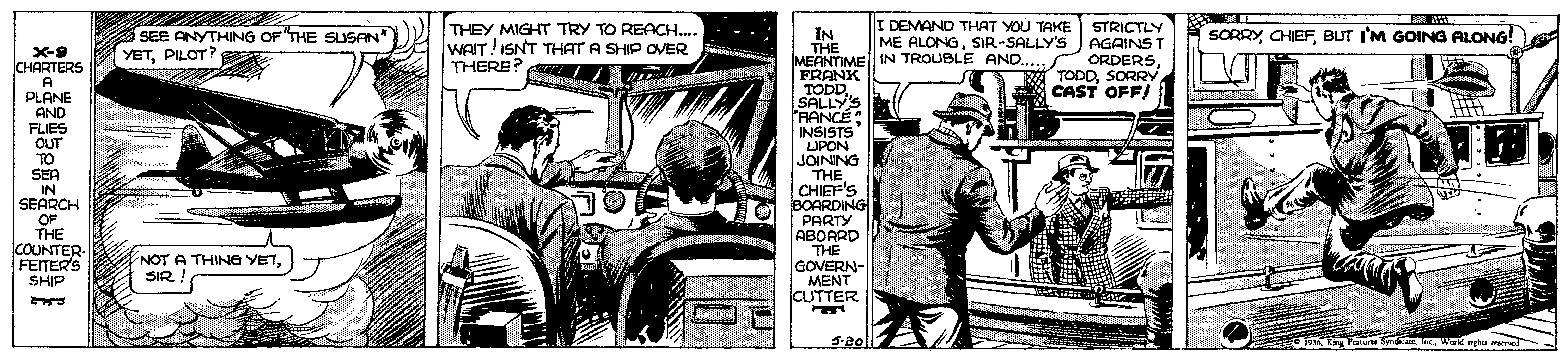 Secret Agent X 9 Comic Strip 1936 05 20 Comics Kingdom