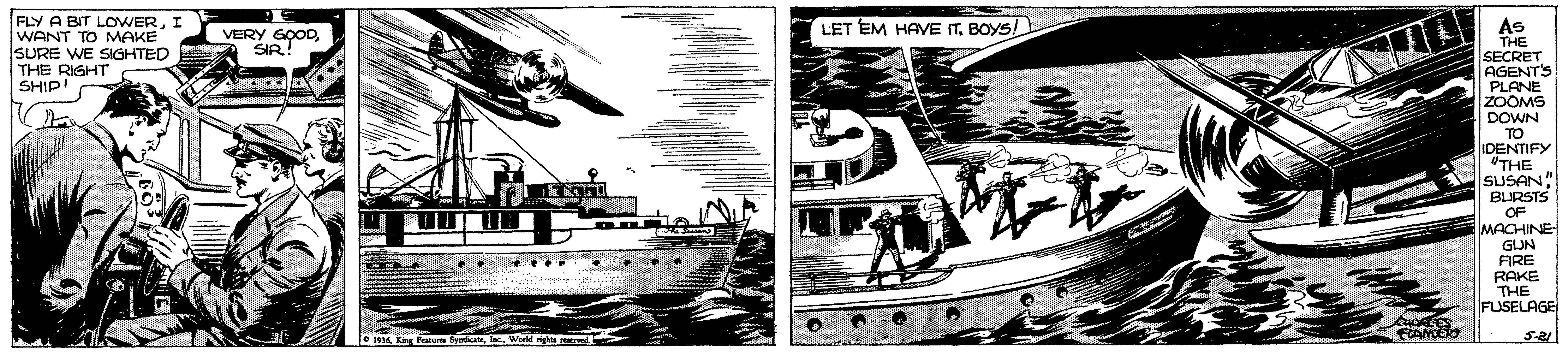 Secret Agent X-9 Comic Strip 1936-05-21 | Comics Kingdom