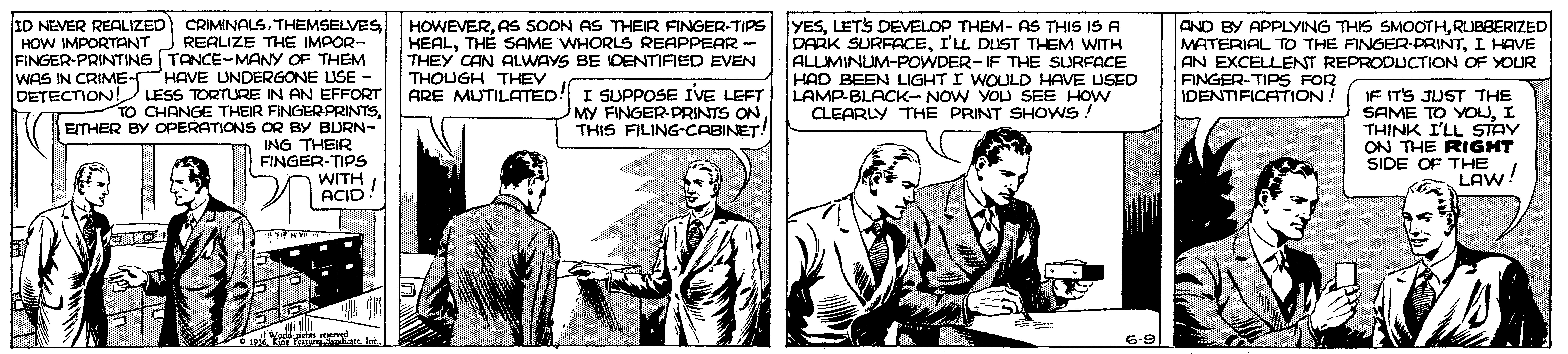 Secret Agent X-9 Comic Strip 1936-06-09 | Comics Kingdom