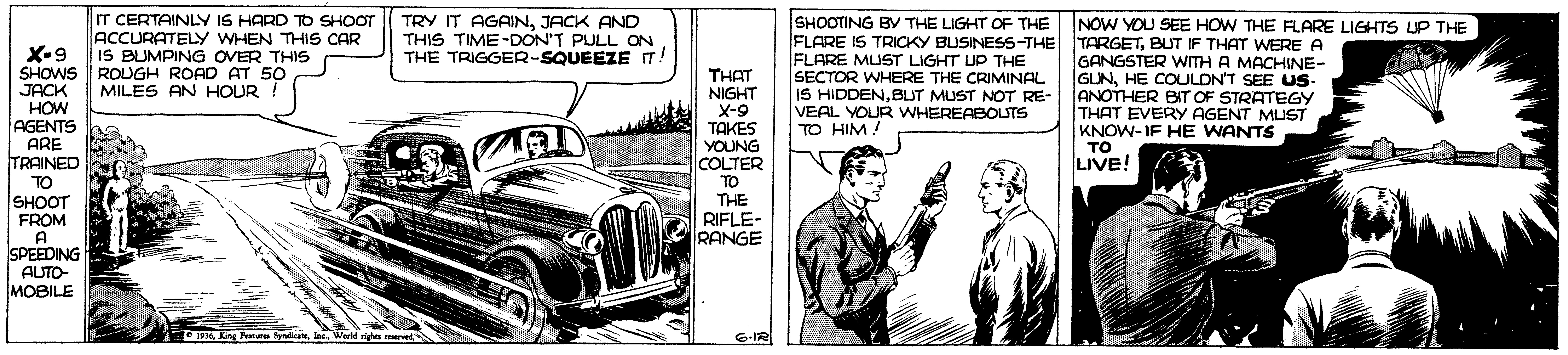 Secret Agent X-9 Comic Strip 1936-06-12 | Comics Kingdom