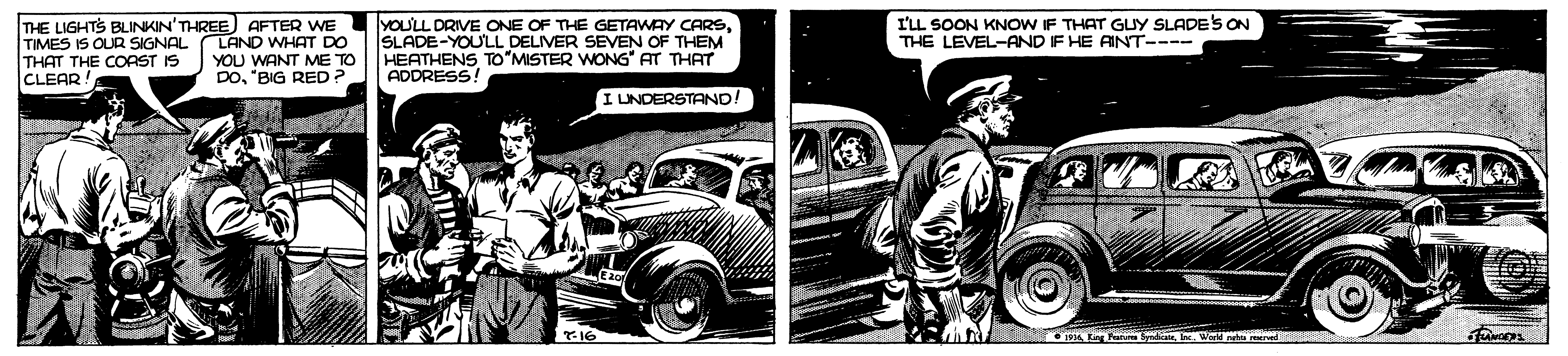 Secret Agent X-9 Comic Strip 1936-07-16 | Comics Kingdom