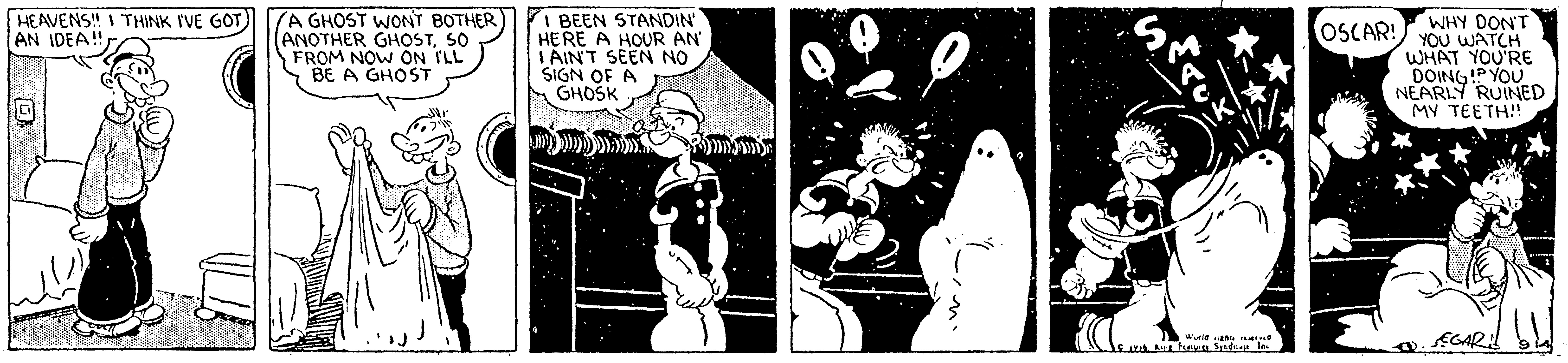 Popeye Comic Strip 1936-09-14 | Comics Kingdom