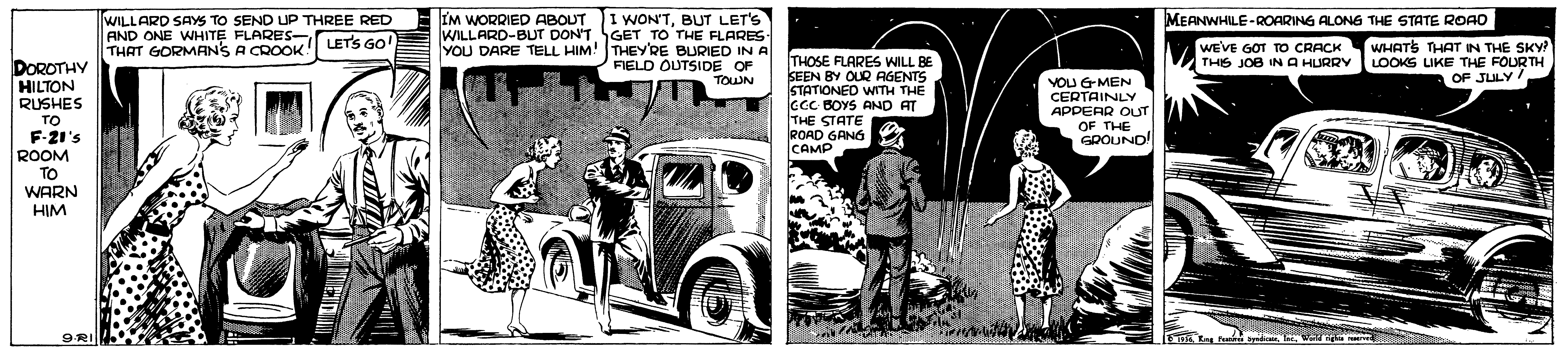 Secret Agent X-9 Comic Strip 1936-09-21 | Comics Kingdom