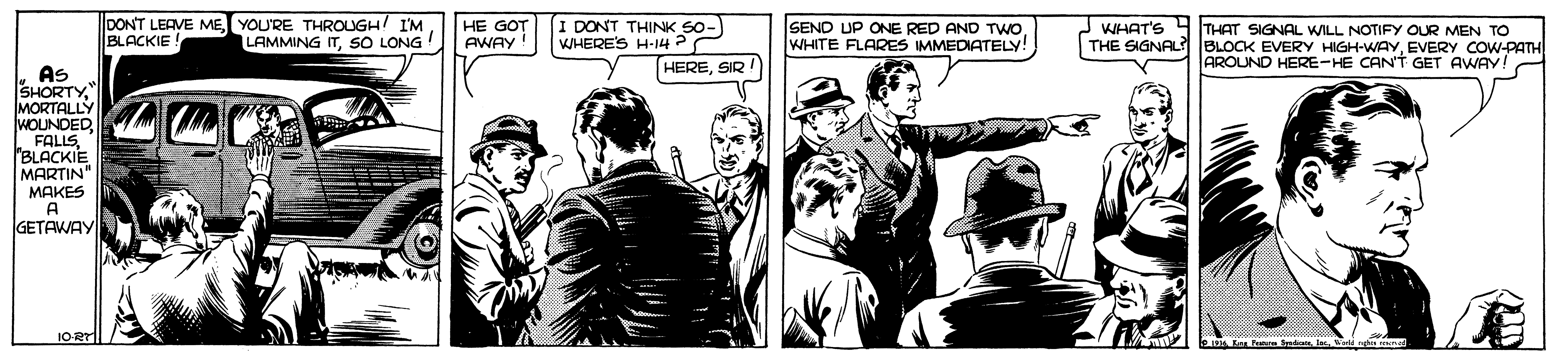 Secret Agent X-9 Comic Strip 1936-10-27 | Comics Kingdom