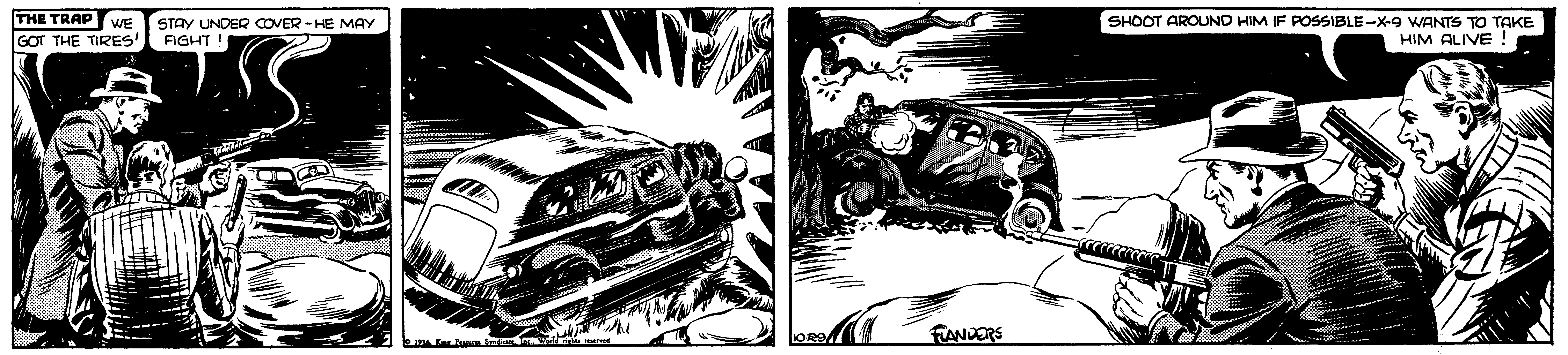 Secret Agent X-9 Comic Strip 1936-10-29 | Comics Kingdom