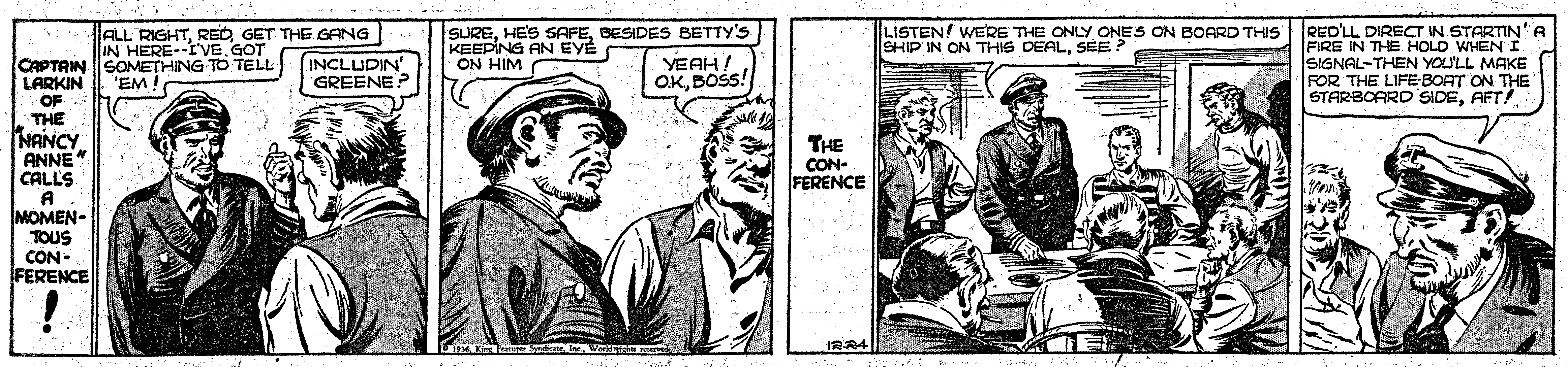 Secret Agent X-9 Comic Strip 1936-12-24 | Comics Kingdom