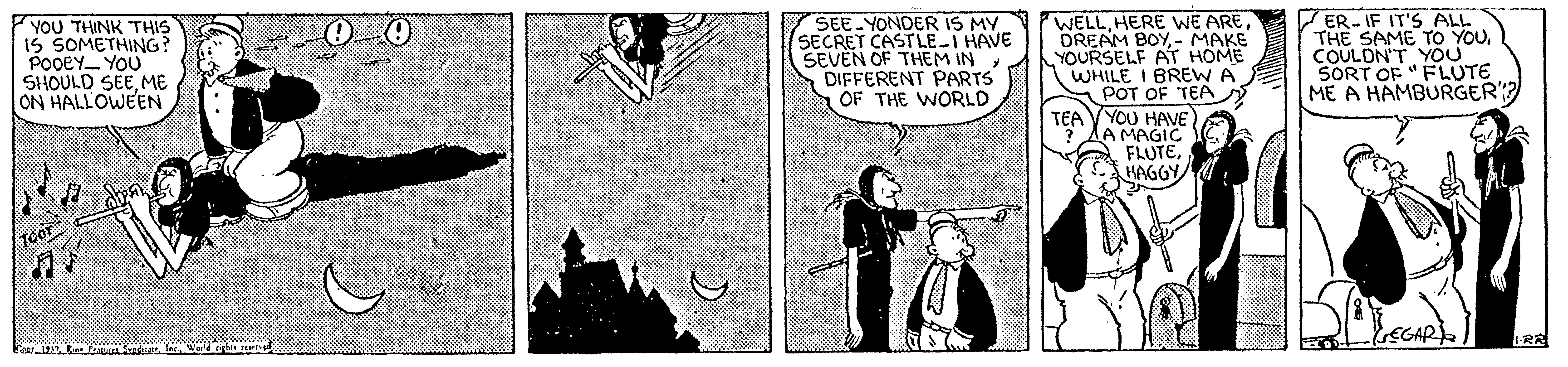 Popeye Comic Strip 1937-01-22 | Comics Kingdom