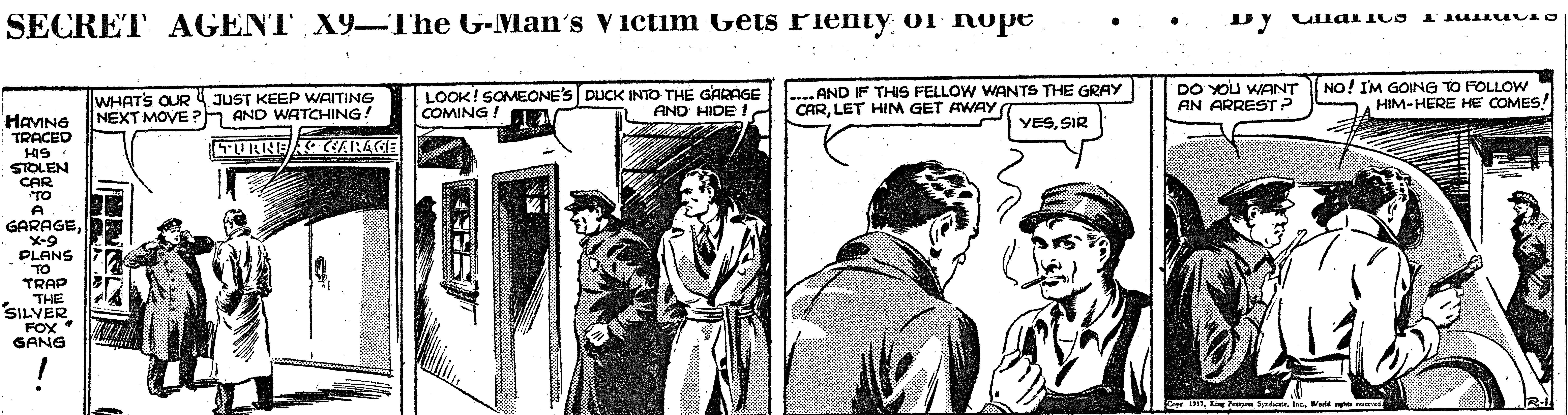 Secret Agent X-9 Comic Strip 1937-02-01 | Comics Kingdom