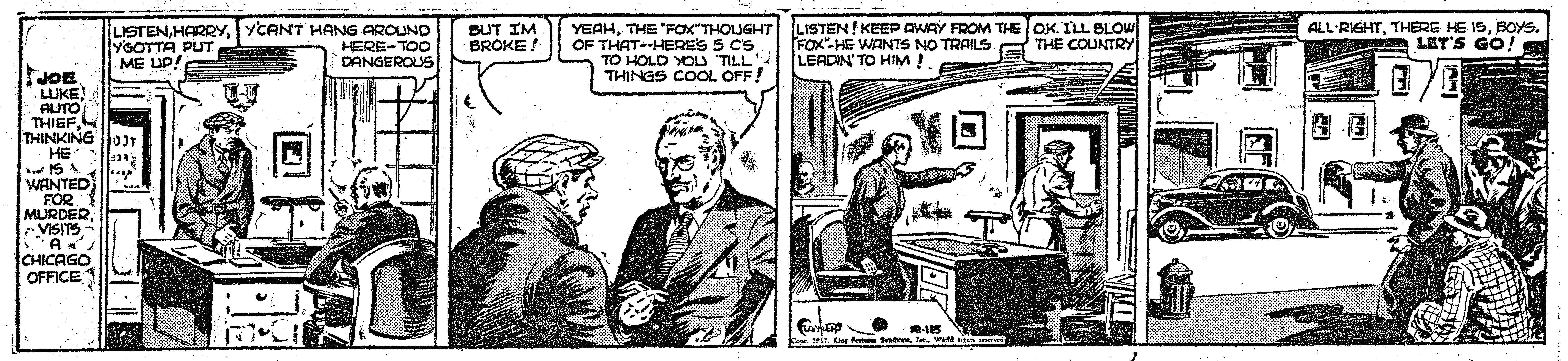 Secret Agent X-9 Comic Strip 1937-02-15 | Comics Kingdom