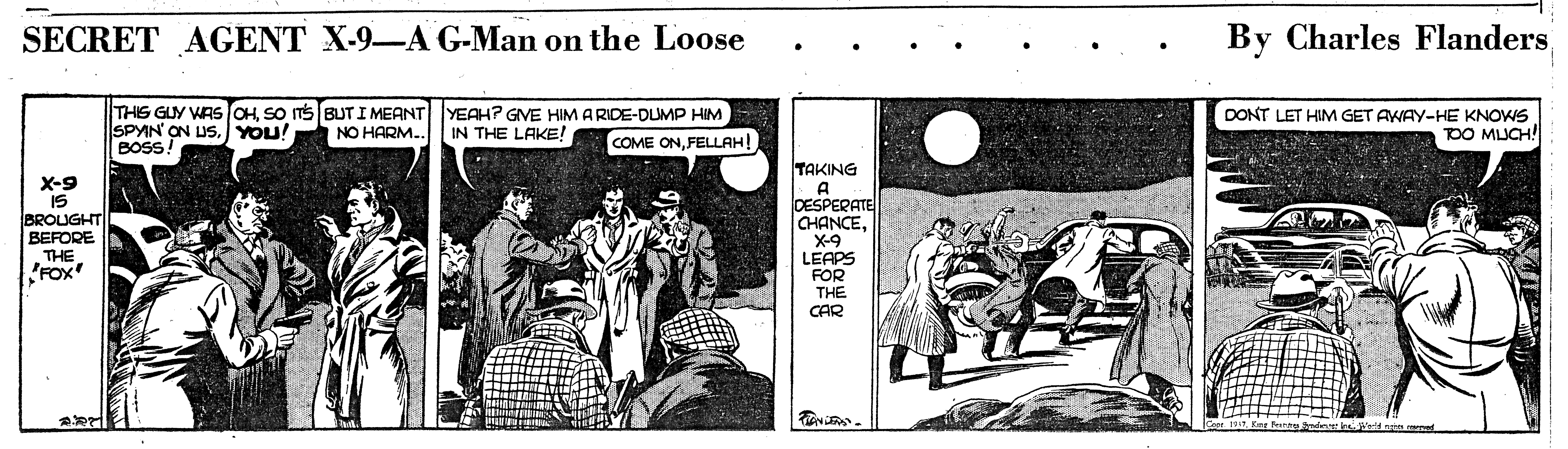 Secret Agent X-9 Comic Strip 1937-02-27 | Comics Kingdom