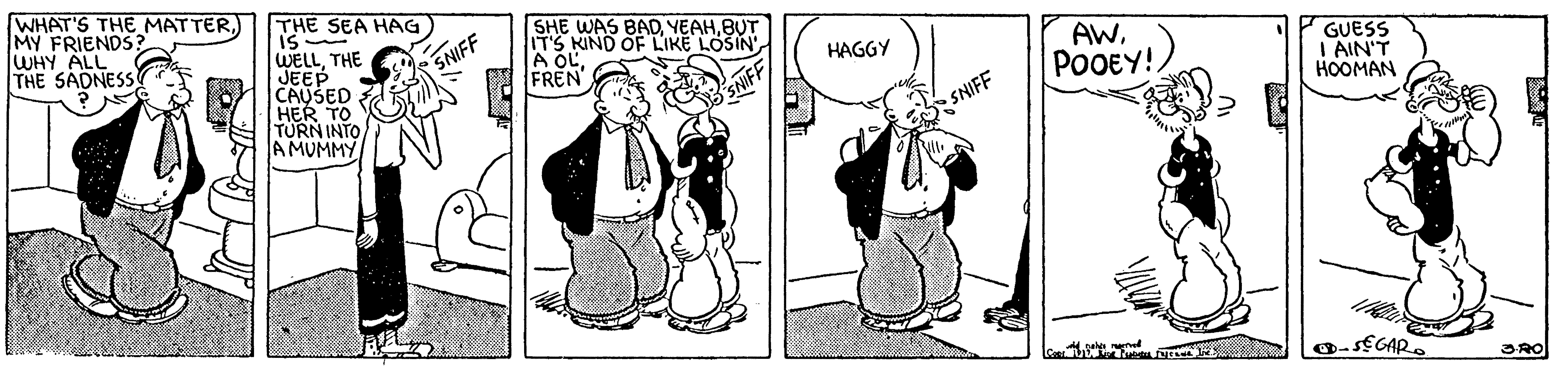 Popeye Comic Strip 1937-03-20 | Comics Kingdom