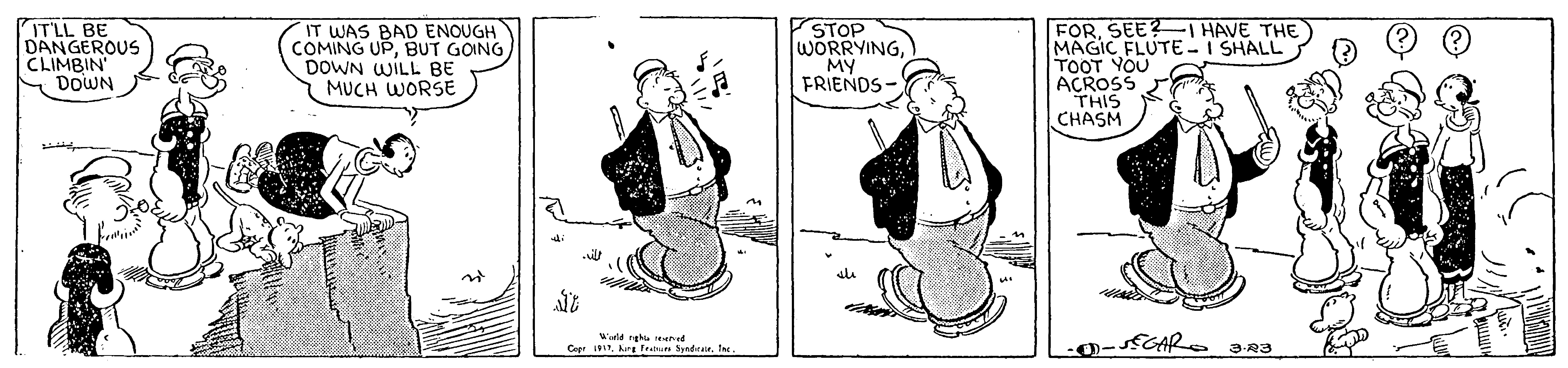 Popeye Comic Strip 1937-03-23 | Comics Kingdom
