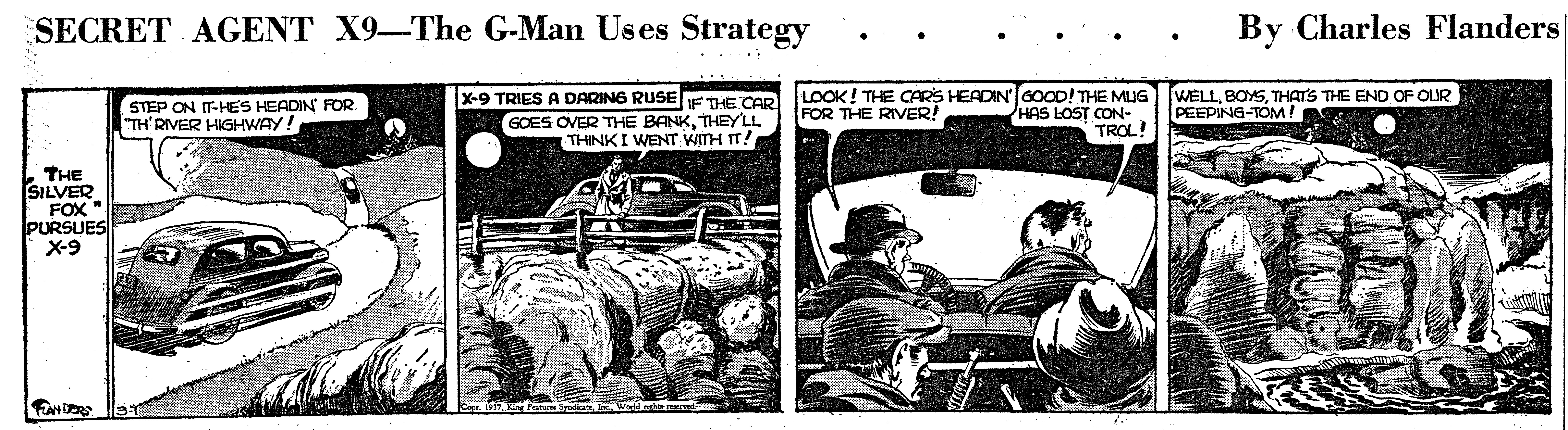 Secret Agent X-9 Comic Strip 1937-03-01 | Comics Kingdom