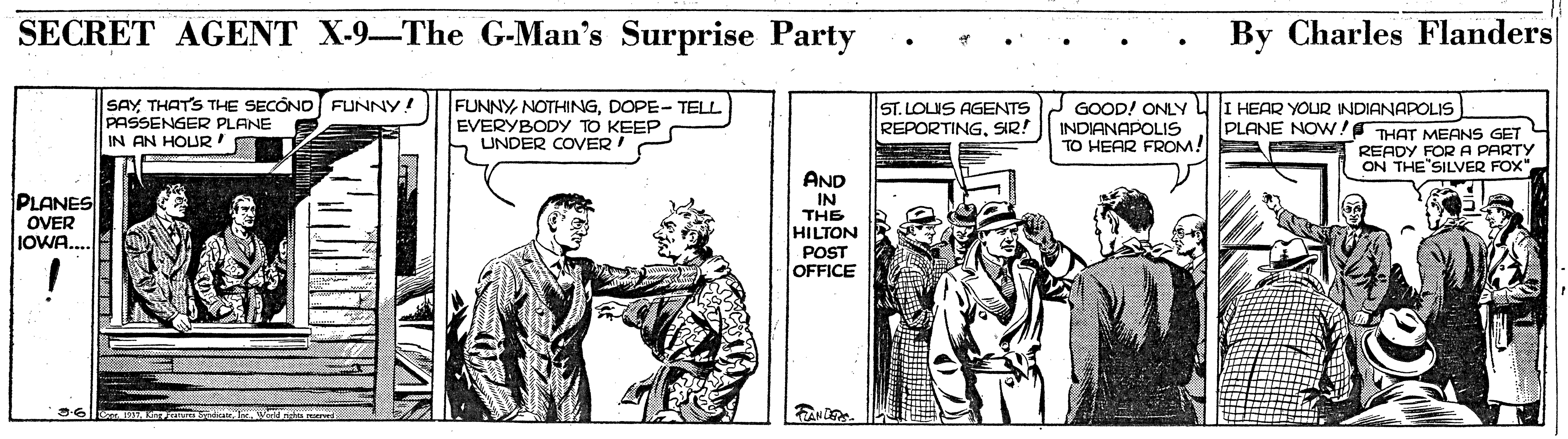 Secret Agent X-9 Comic Strip 1937-03-06 | Comics Kingdom