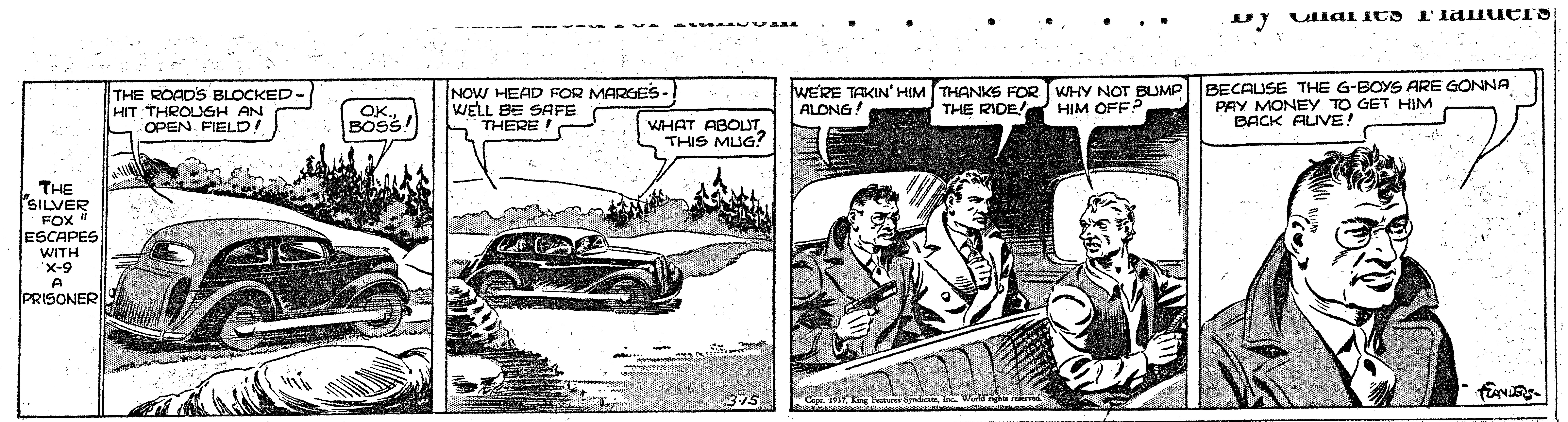 Secret Agent X-9 Comic Strip 1937-03-15 | Comics Kingdom