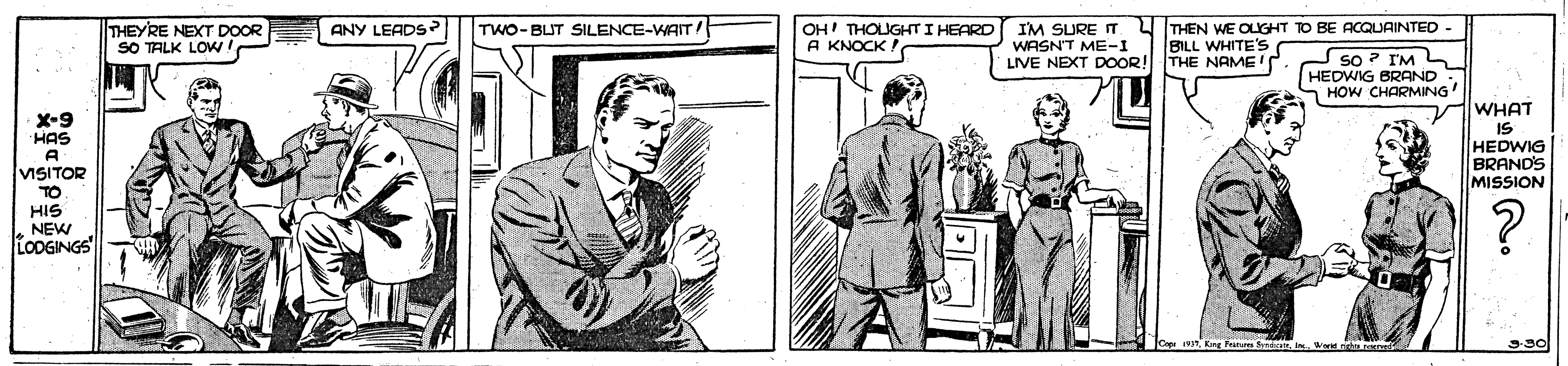Secret Agent X-9 Comic Strip 1937-03-30 | Comics Kingdom
