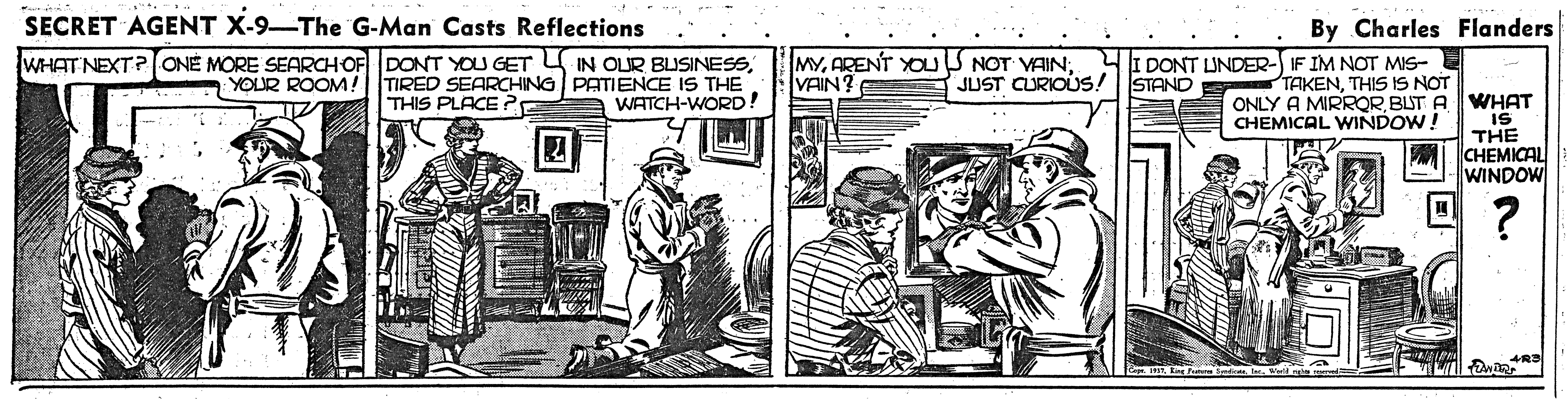 Secret Agent X-9 Comic Strip 1937-04-23 | Comics Kingdom