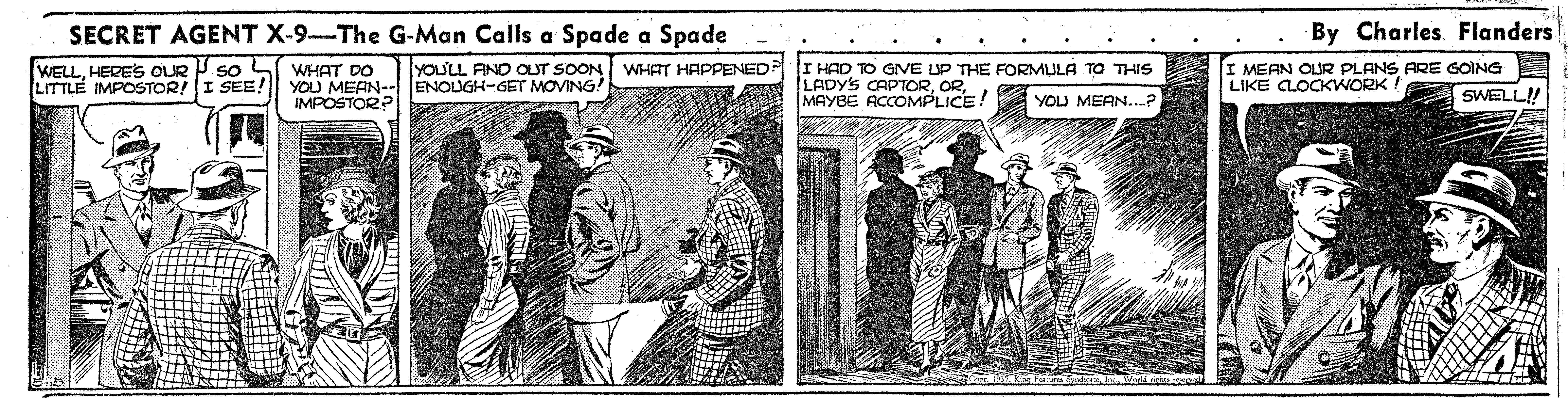 Secret Agent X-9 Comic Strip 1937-05-15 | Comics Kingdom