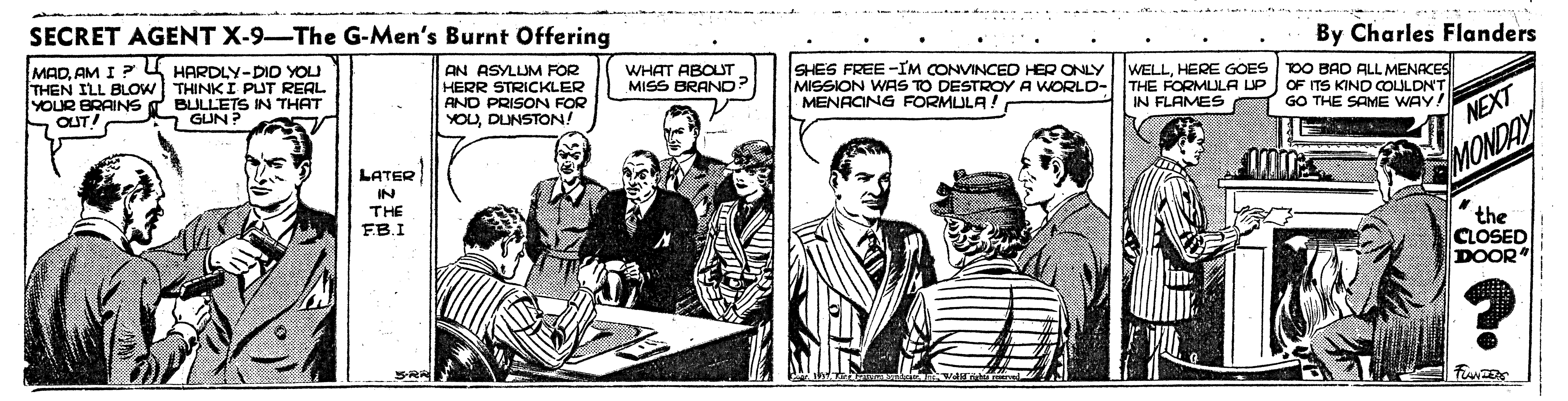 Secret Agent X-9 Comic Strip 1937-05-22 | Comics Kingdom