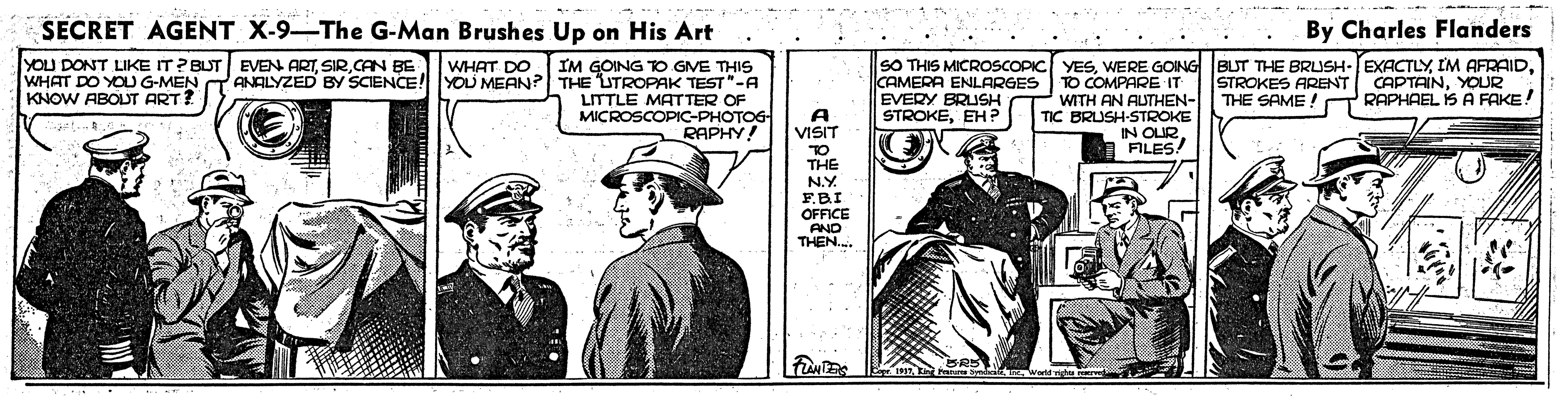 Secret Agent X-9 Comic Strip 1937-05-25 | Comics Kingdom