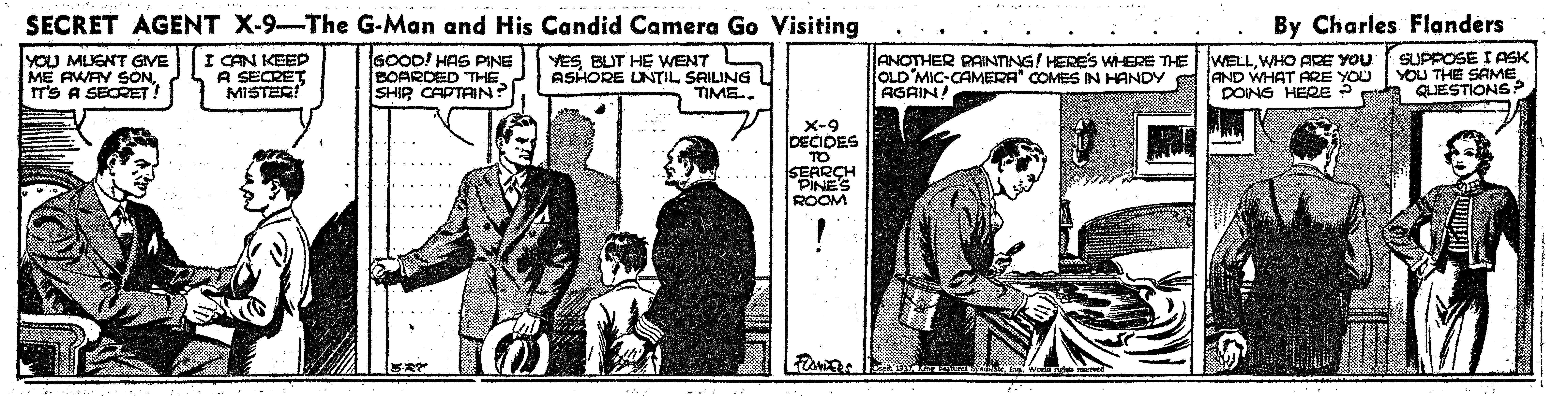 Secret Agent X-9 Comic Strip 1937-05-27 | Comics Kingdom