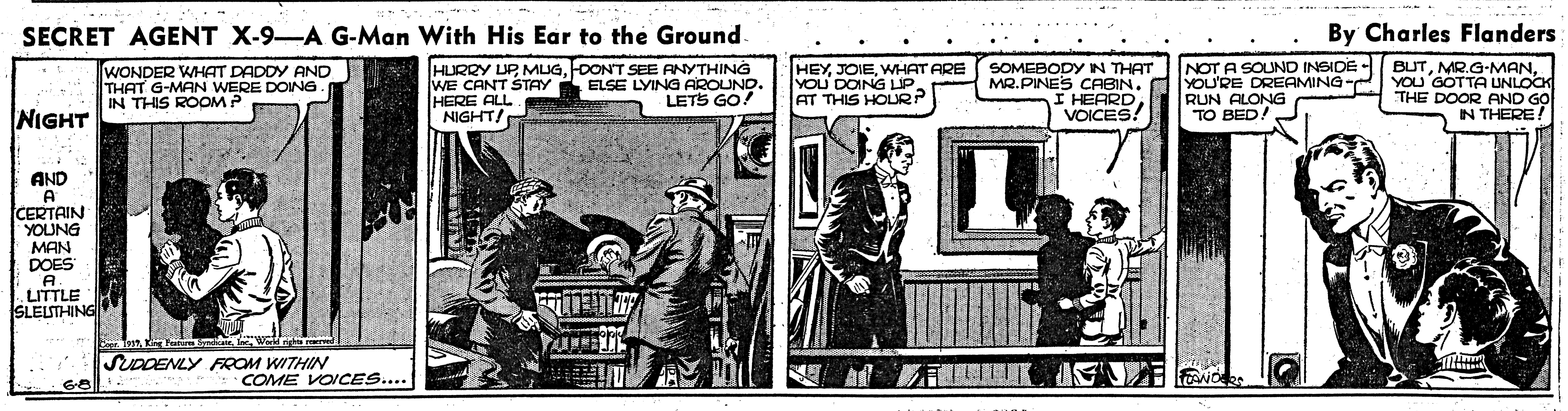 Secret Agent X-9 Comic Strip 1937-06-08 | Comics Kingdom