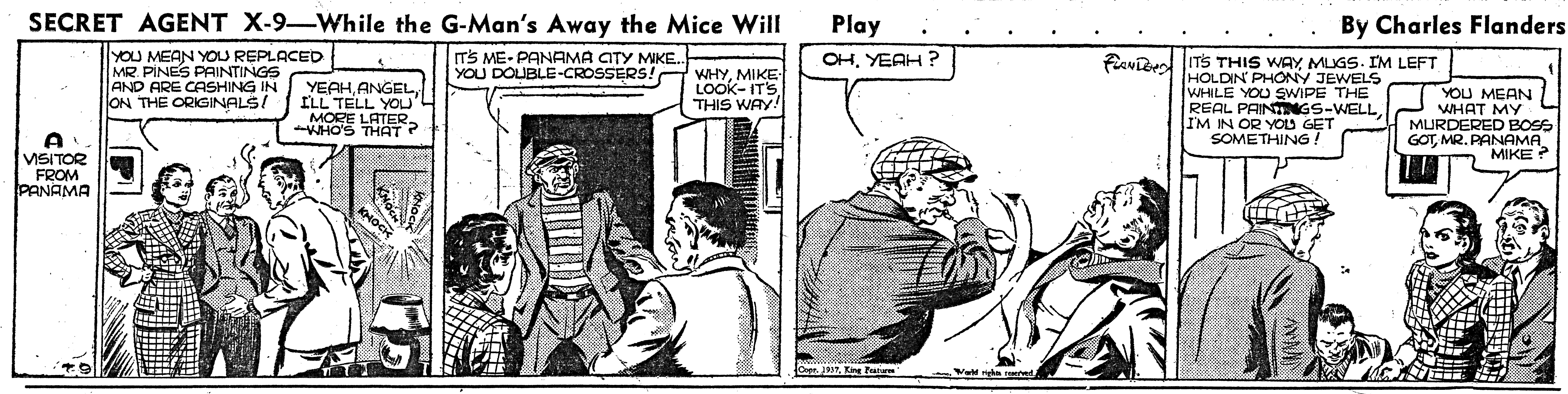 Secret Agent X-9 Comic Strip 1937-07-09 | Comics Kingdom