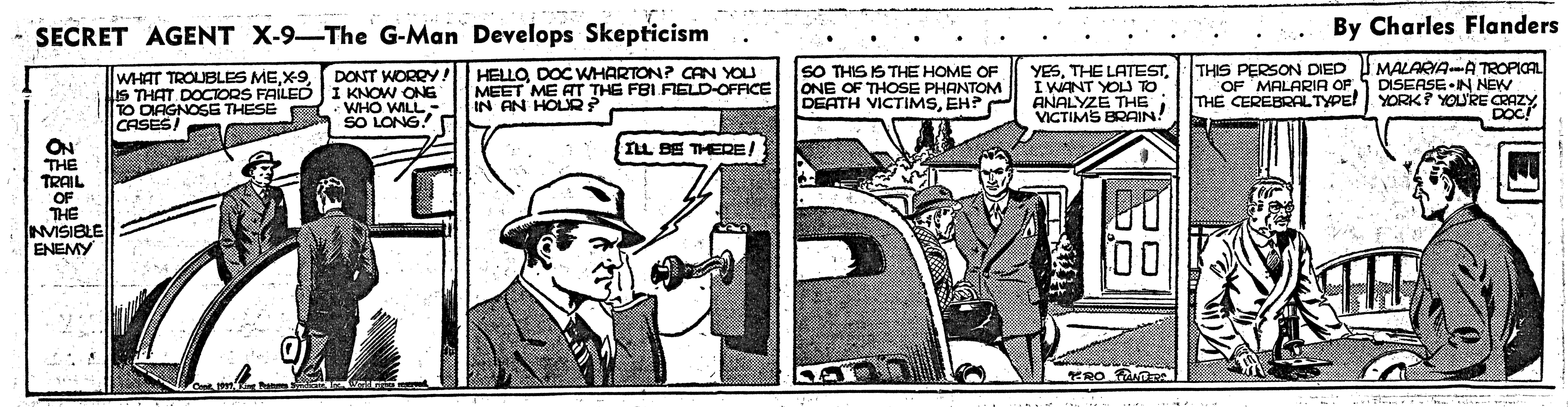 Secret Agent X-9 Comic Strip 1937-07-20 | Comics Kingdom