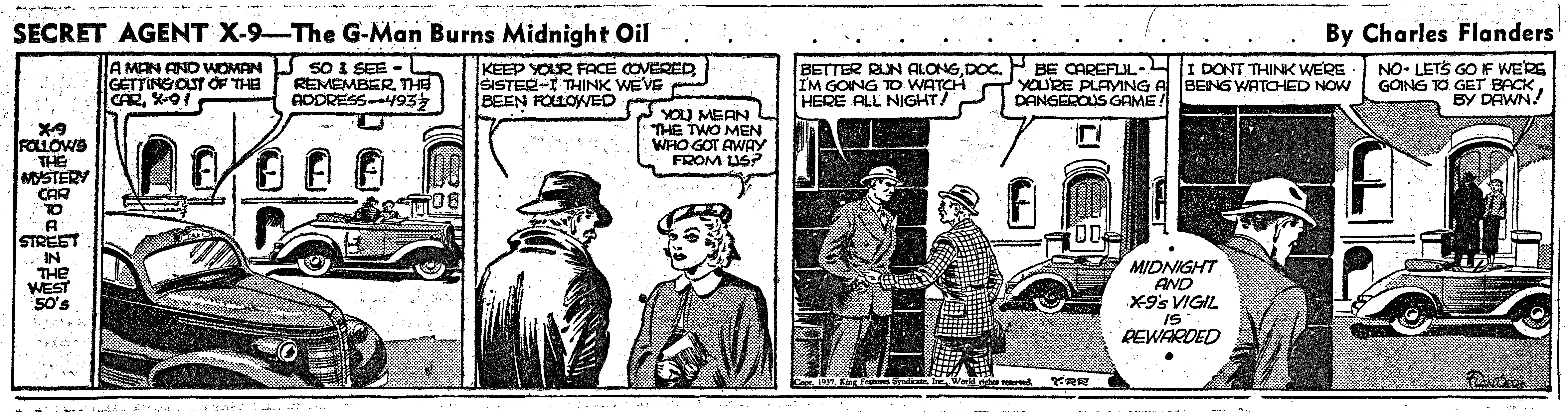 Secret Agent X-9 Comic Strip 1937-07-22 | Comics Kingdom