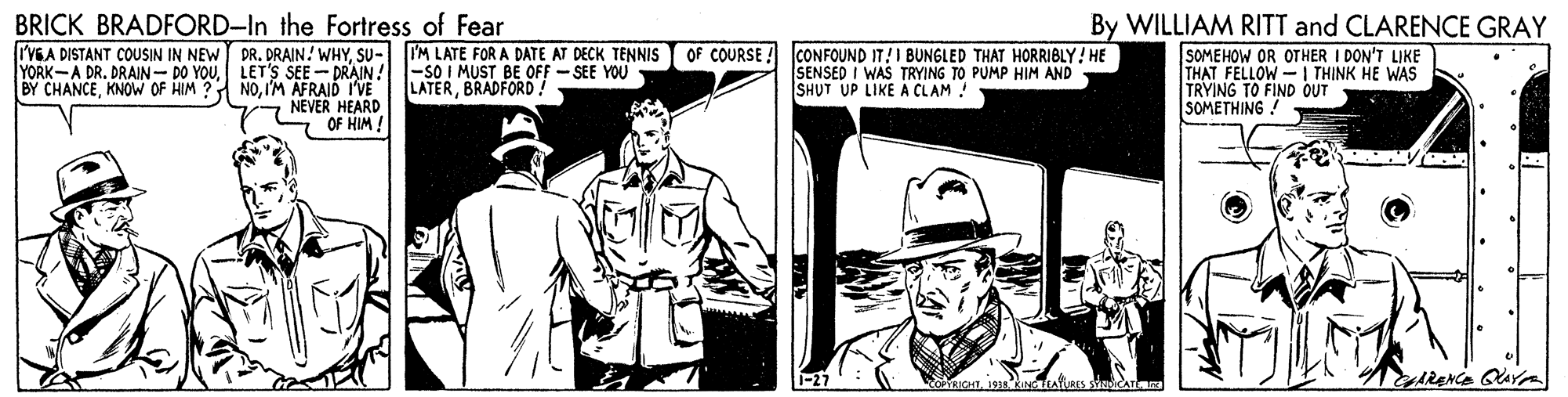 Brick Bradford Comic Strip 1938-01-27 | Comics Kingdom