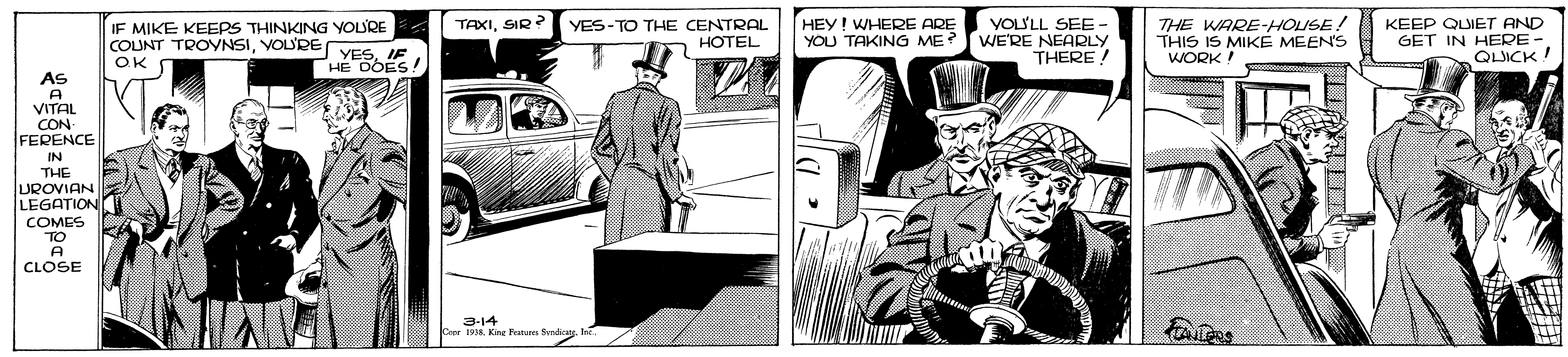 Secret Agent X-9 Comic Strip 1938-03-14 | Comics Kingdom